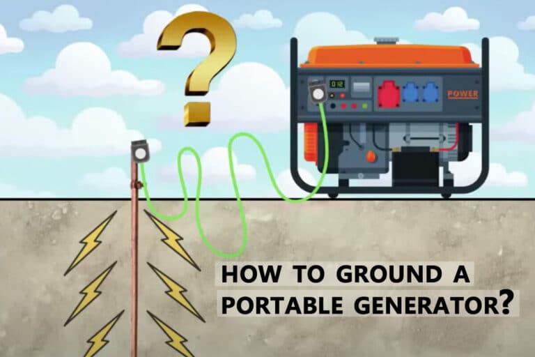 how to ground a portable generator? - BISON