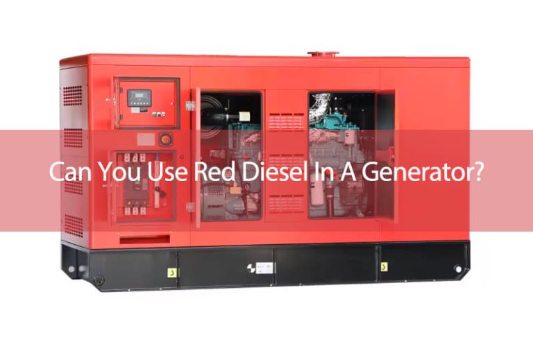 can you use red diesel in a generator? - BISON