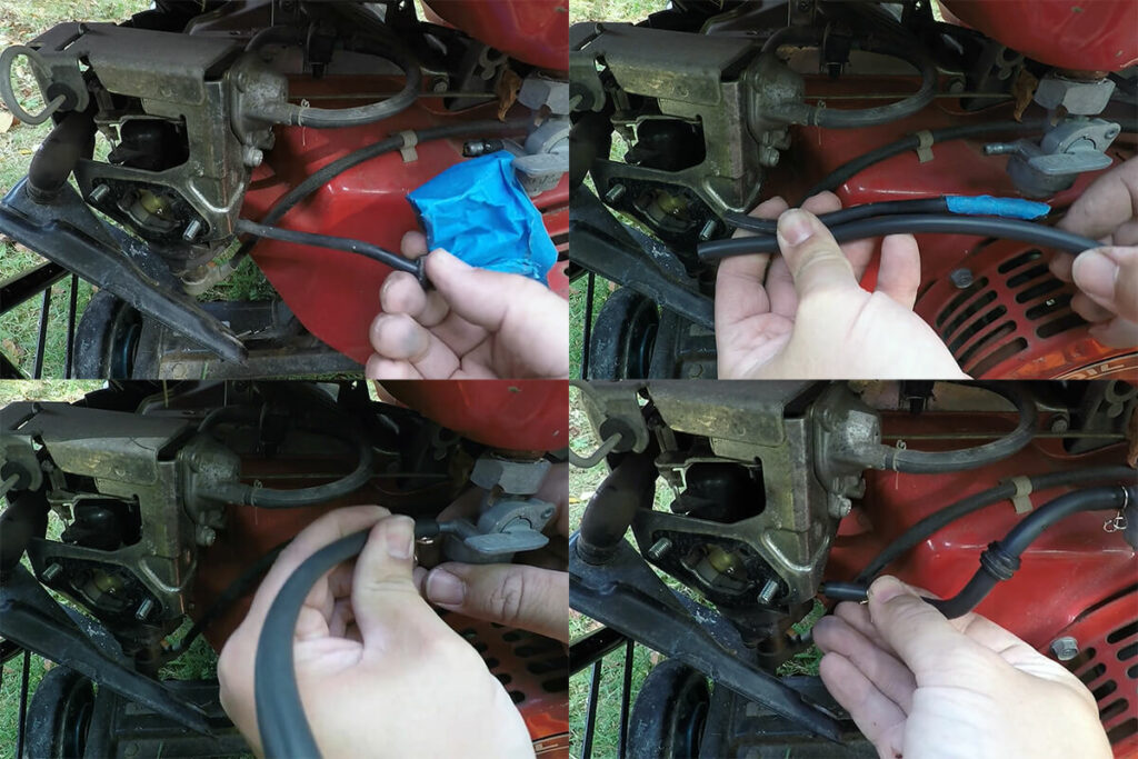 How to replace fuel line on your portable generator - BISON