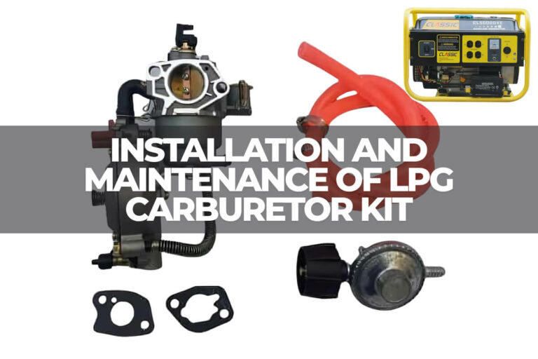 Installation and maintenance of LPG carburetor kit - BISON