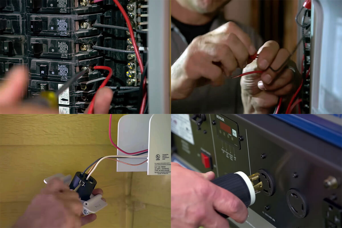 How to install a portable generator transfer switch - BISON